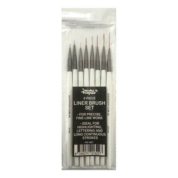 Icky Sticky LINER BRUSH SET