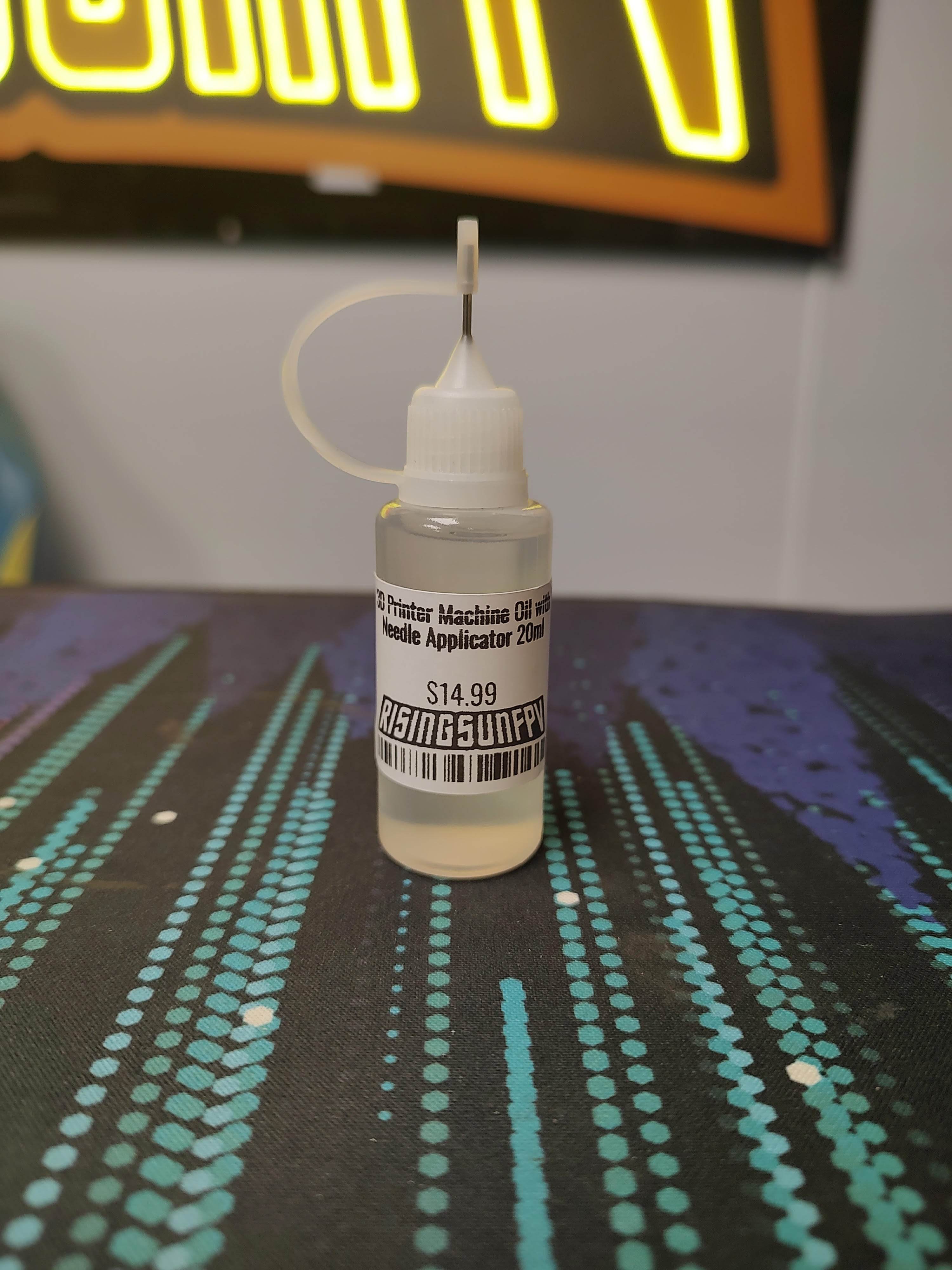 3D Printer Machine Oil with Needle Applicator 20ml