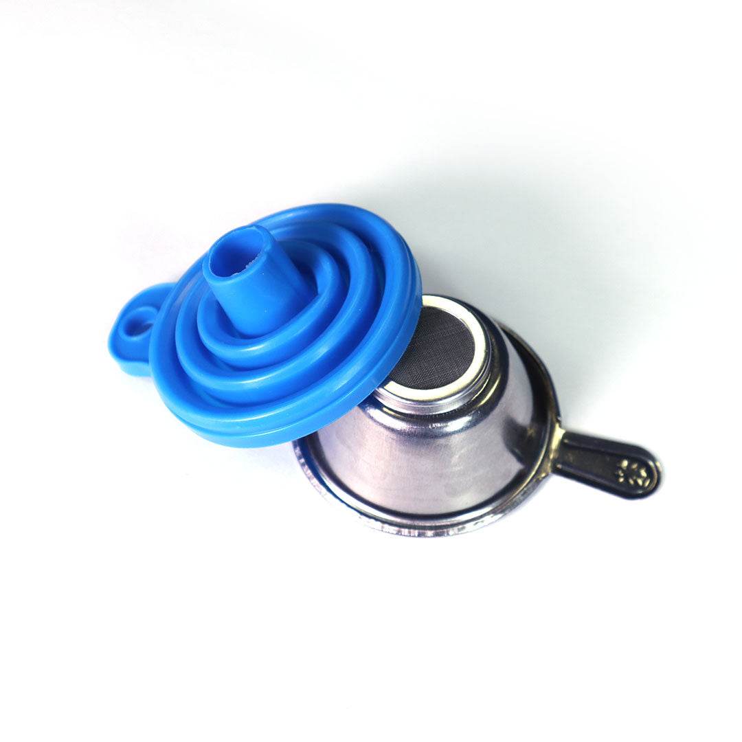 Silicon Funnel & Metal Filter Cup